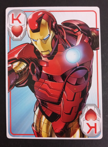 Marvel Avengers Assemble Jumbo Playing Card Iron Man King Hearts | eBay