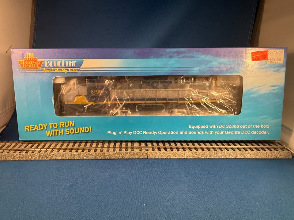 HO BROADWAY LIMITED 5273 EMD SD40-2 CSX #8199 YN2 DCC Sound - Digitrax ...