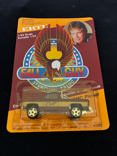 1982 ERTL Fall Guy Colt Truck Pick-up Brown GMC Toy Car 1/64 SEALED ...