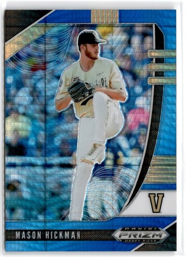 2020 Panini Prizm Draft Picks - Mason Hickman #PDP154 Blue & Carolina Blue Hyper Prizm (RC) for ...