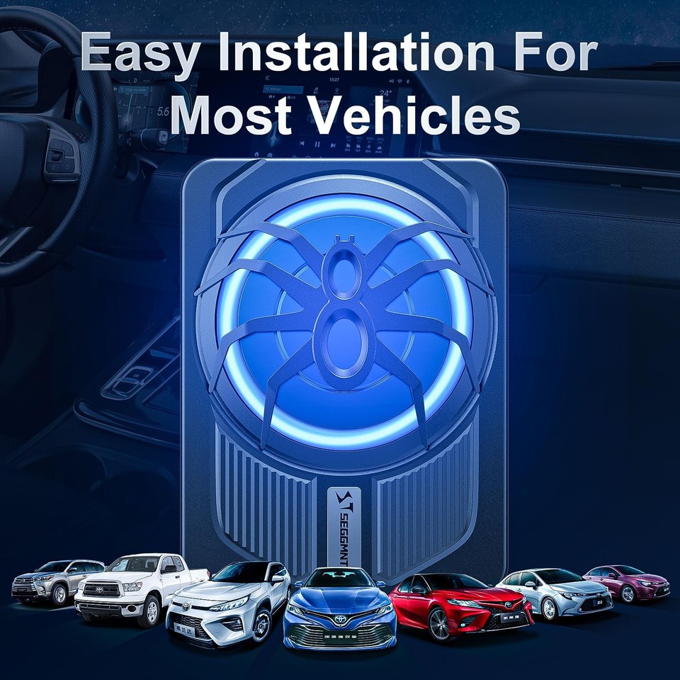 1000w Slim Under Seat Subwoofers with Amp,Car Subwoofer amp with ...