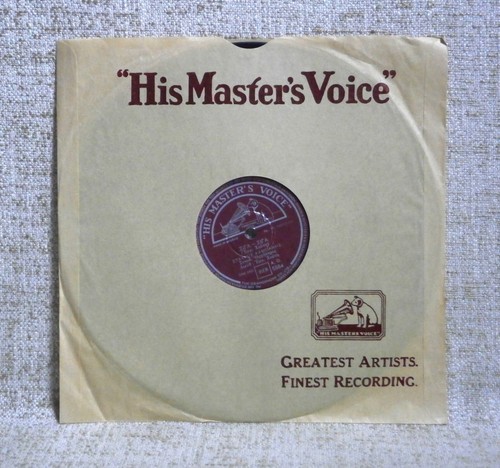 His Master's Voice Gramophone Record 78 rpm New ST. KAMPANIS 50s Greece ...