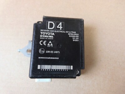 Toyota Yaris IV MK4 XP210 control unit module KEY TPMS 897B0-K0010 | eBay