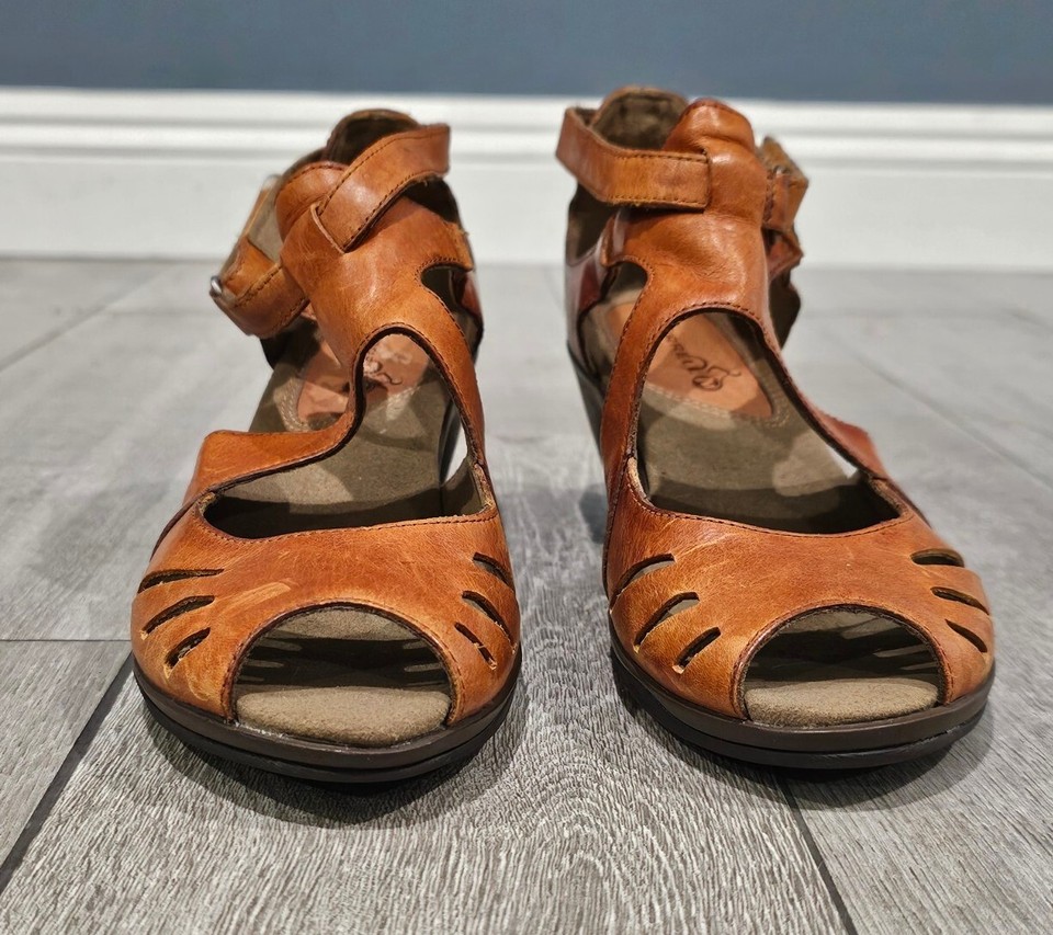 MERRELL Women Evera Shift Cycling Tan Leather Sandals 7.5M | eBay