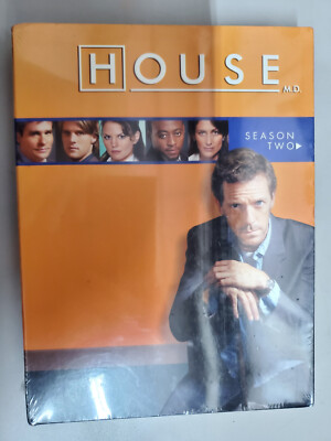 House MD Complete Second Season 2 DVD 6-DISC SET NEW Sealed 25192960024 ...