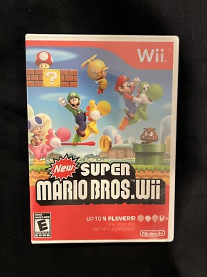 New Super Mario Bros. Wii (Nintendo Wii, 2009) Brand New Factory Sealed ...