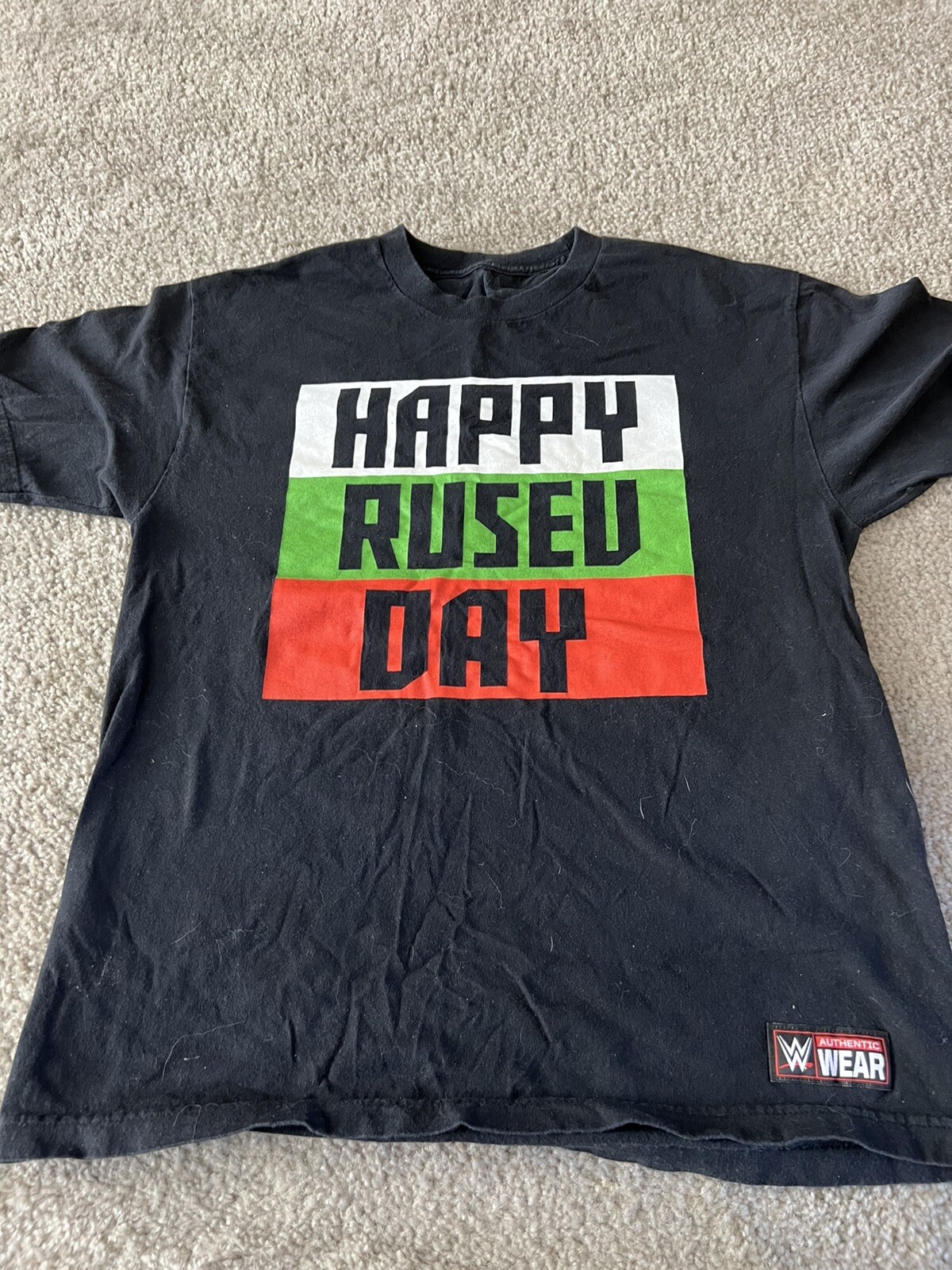 WWE Happy Rusev Day Men’s Shirt Authentic Size L | eBay