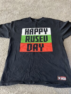 WWE Happy Rusev Day Men’s Shirt Authentic Size L | eBay