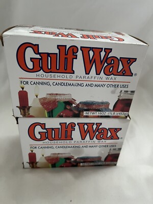 Gulf Wax Household Paraffin Wax For Canning And Candle Making NIB | eBay