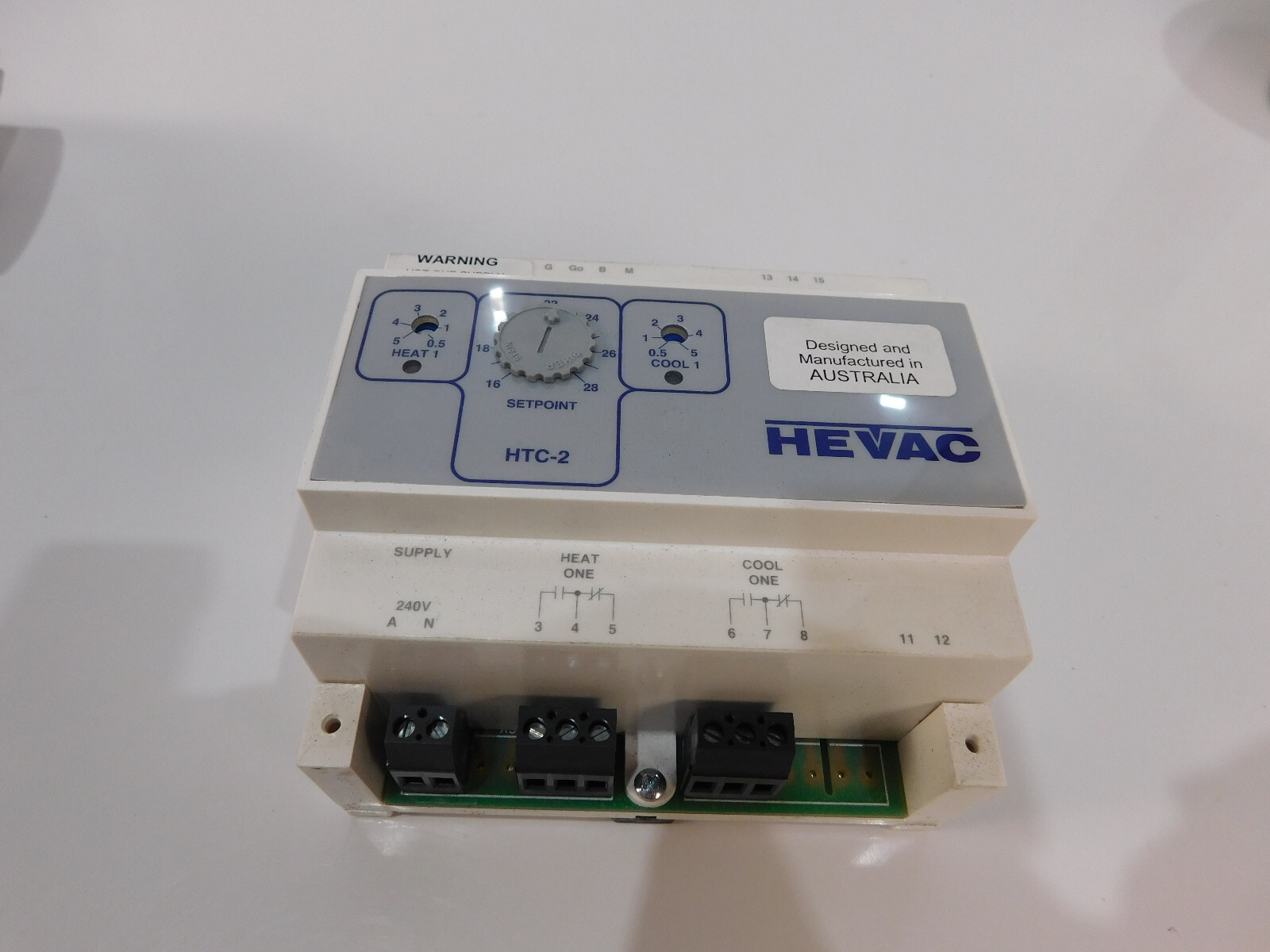 (MX603) HEVAC HTC-2 DUAL VOLTAGE 240/24 TEMP CONTROL | eBay