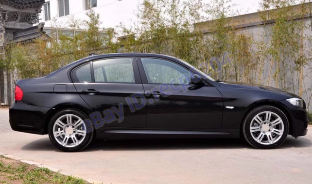 For BMW 3 Series E90 2006-2012 Black Steel Window Sill Molding Trim ...