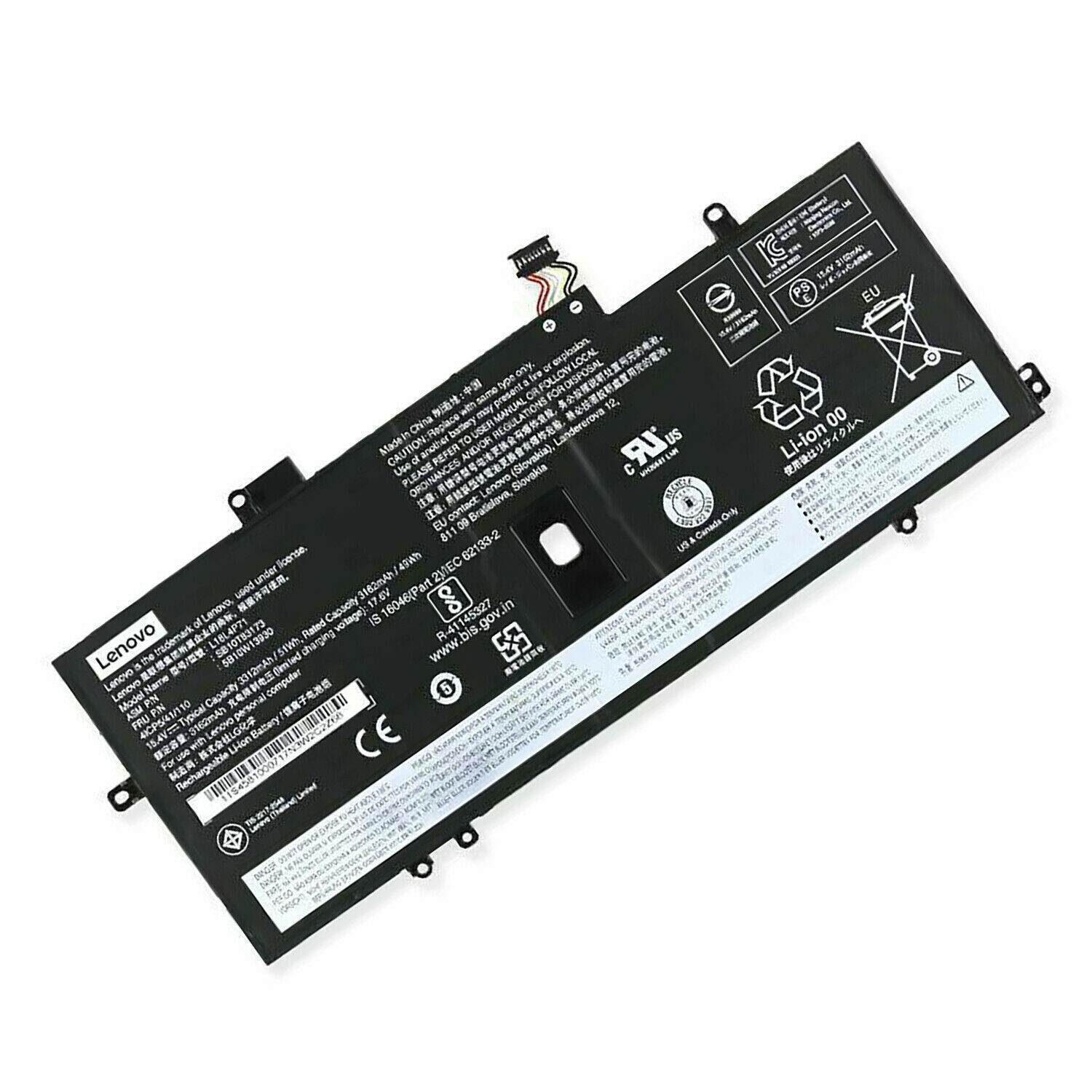 Genuine L18C4P71 L18L4P71 L18M4P72 Battery for Lenovo ThinkPad X1 ...