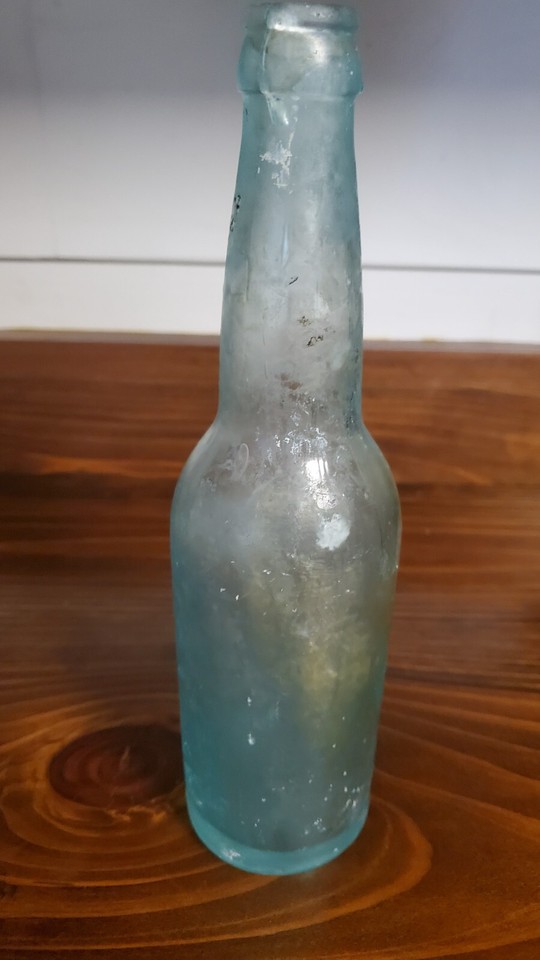 Vintage Aqua Glass Beer Bottle AB Connect Anheuser Busch M 13 | eBay