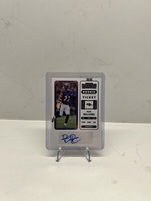 2022 Contenders Pepe Williams Rookie Ticket Auto Autograph RC #266 ...