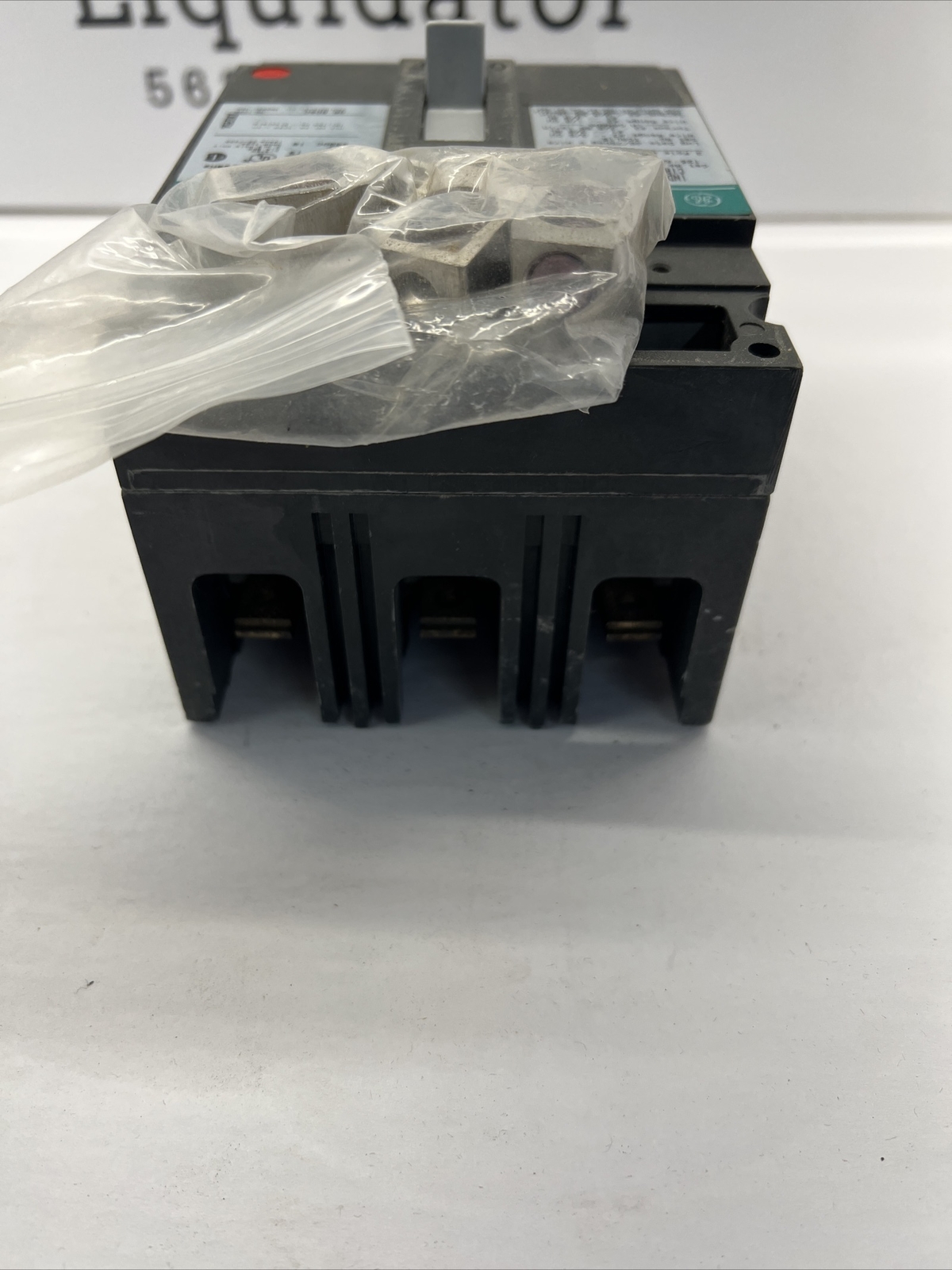 GENERAL ELECTRIC TED134125WL CIRCUIT BREAKER 3 POLE 125 AMP 480V NEW IN ...