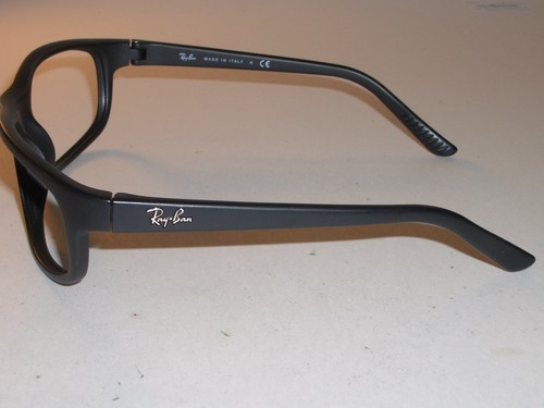 RAY BAN RB4114 601-S MATTE BLACK PREDATORS WRAP SUNGLASSES/EYEGLASS ...