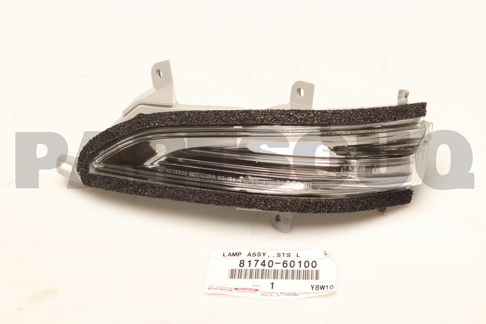 8174060100 Genuine Toyota LAMP ASSY, SIDE TURN SIGNAL, LH 81740-60100 ...
