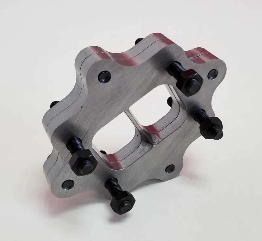 Adapts 6.7 Cummins Holset T4I Manifold to T4 Divided Turbo 24V HE351VE ...