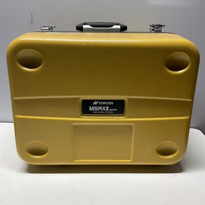 Topcon MSAXII Series Genuine OEM Yellow Hard Case ONLY Carrying Case | eBay