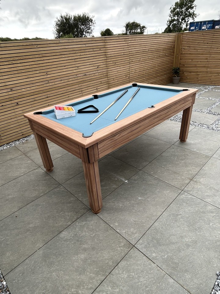 SAVANNA OUTDOOR SLATE BED POOL TABLE 7ft | eBay UK