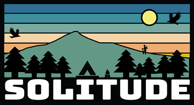 Solitude Sticker Decal Mountain Ski Snow Bird Alta The Canyons Brighton ...