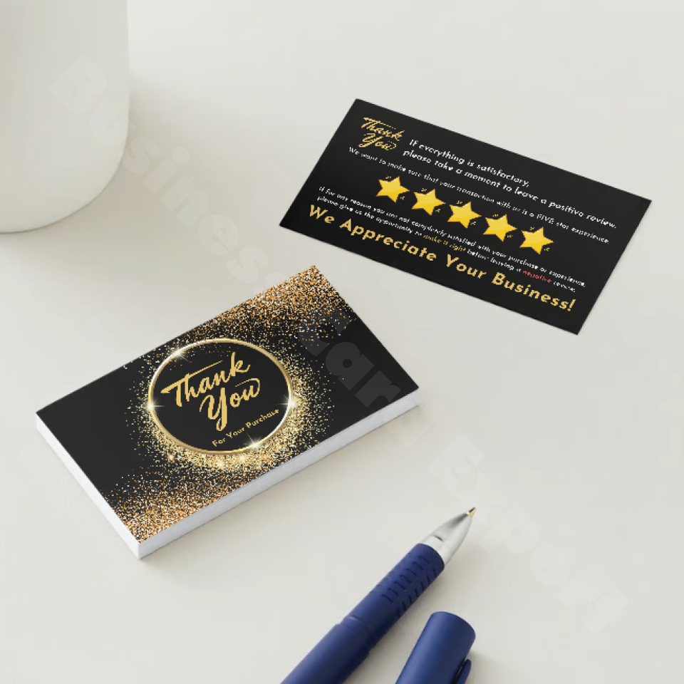 1000-5000 eBay Seller Thank You Cards eBay Business Cards Double Sided ...