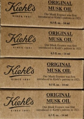 Kiehl's Original Musk Oil 0.5 oz - 15 ml New in Box Fresh Batch. Fast ...