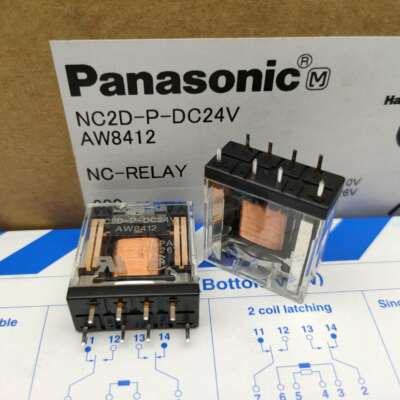 Panasonic NC2D-P-DC24V AW841202 Power Relay 8 Pin | eBay