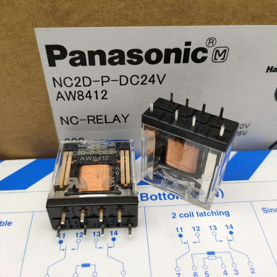 Panasonic NC2D-P-DC24V AW841202 Power Relay 8 Pin | eBay
