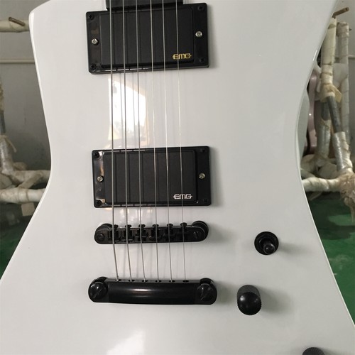 Factory White Snakebyte Electric Guitar HH Pickups T-O-M Bridge Black ...