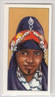 BERBER WOMAN Morocco Vintage 1973 Ethnic Peoples Card HEAD DRESSES | eBay