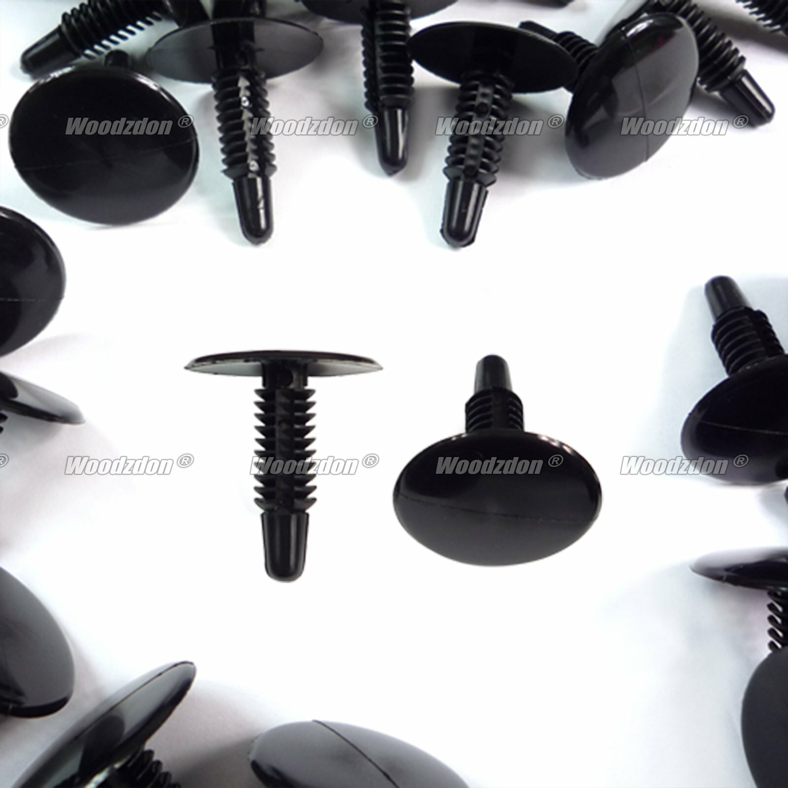 25 Door Trim Panel Clip Bumper Cover Retainer Plastic Fastener For Ford ...