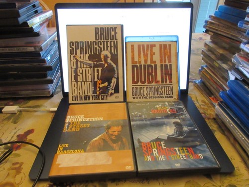 Bruce Springsteen DVD BLU RAY LOT Live in NYC,DUBLIN,BARCELONA,BLOOD ...