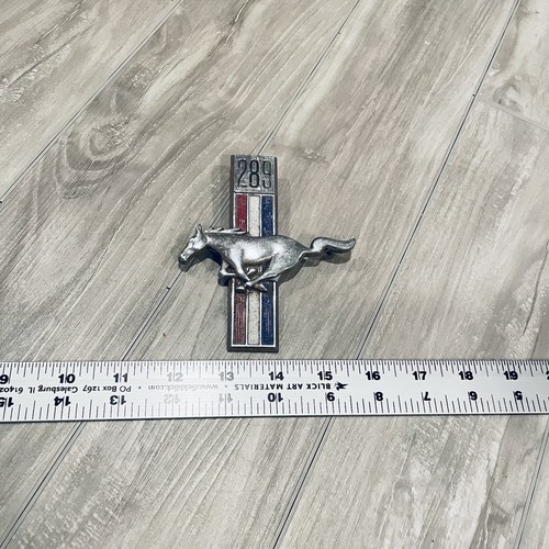 Ford OEM 1967 1968 Mustang 289 Driver LH Left Fender Emblem Badge C7ZB ...