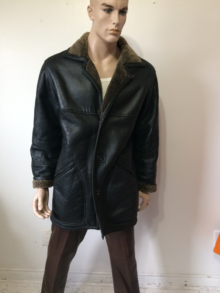 Vintage Mens Shearling Coat Vintage Shearling Jacket: Your Ultimate