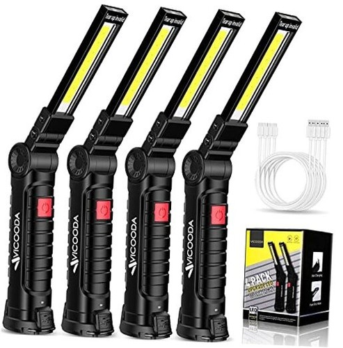 Flashlights, LED Work Light, Work Light with Magnetic Base and Hanging ...