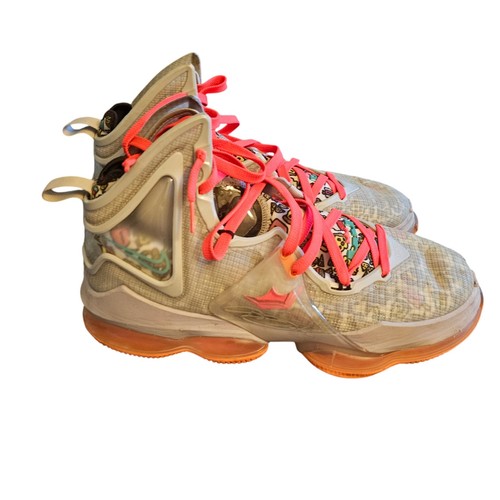 Men’s Nike Lebron 19 Shoes FAST FOOD Gray Fog/Roma Green Size 13 | eBay