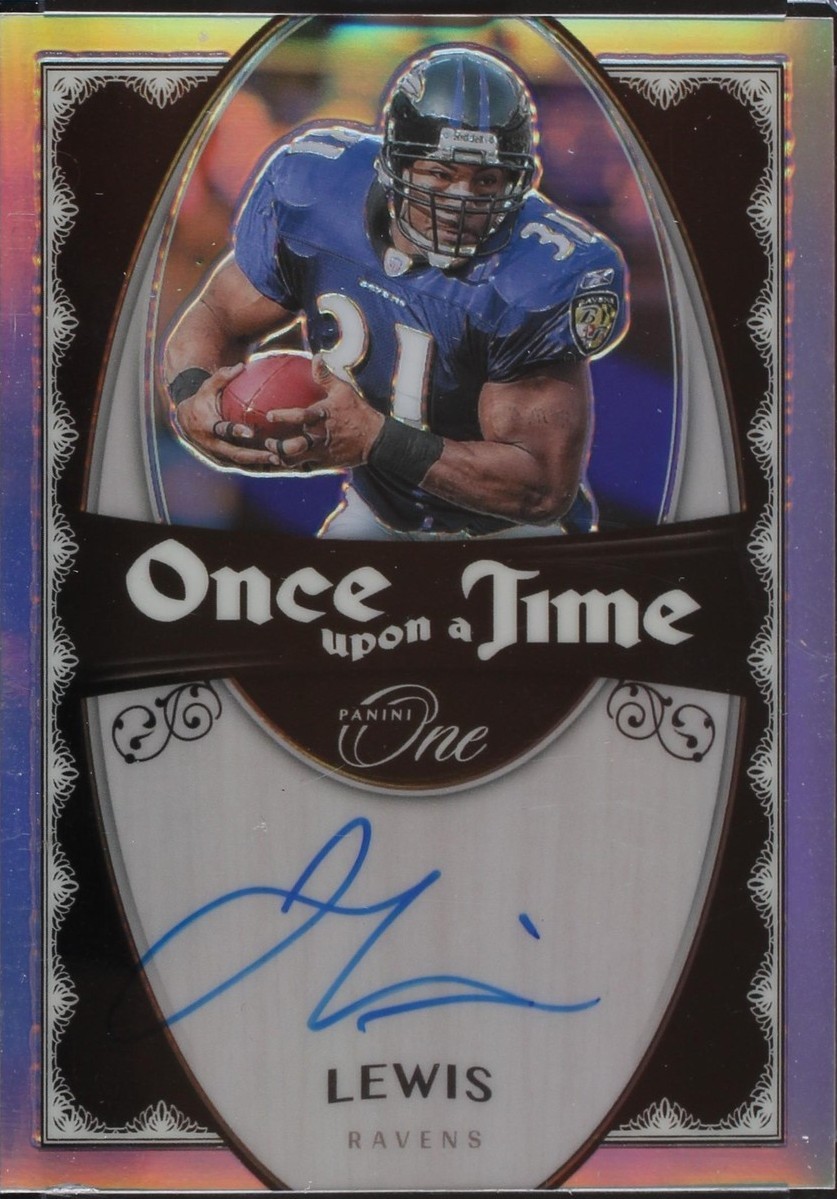 2023 Panini One - Once Upon a Time Signature Jamal Lewis #330 /75 (AU ...