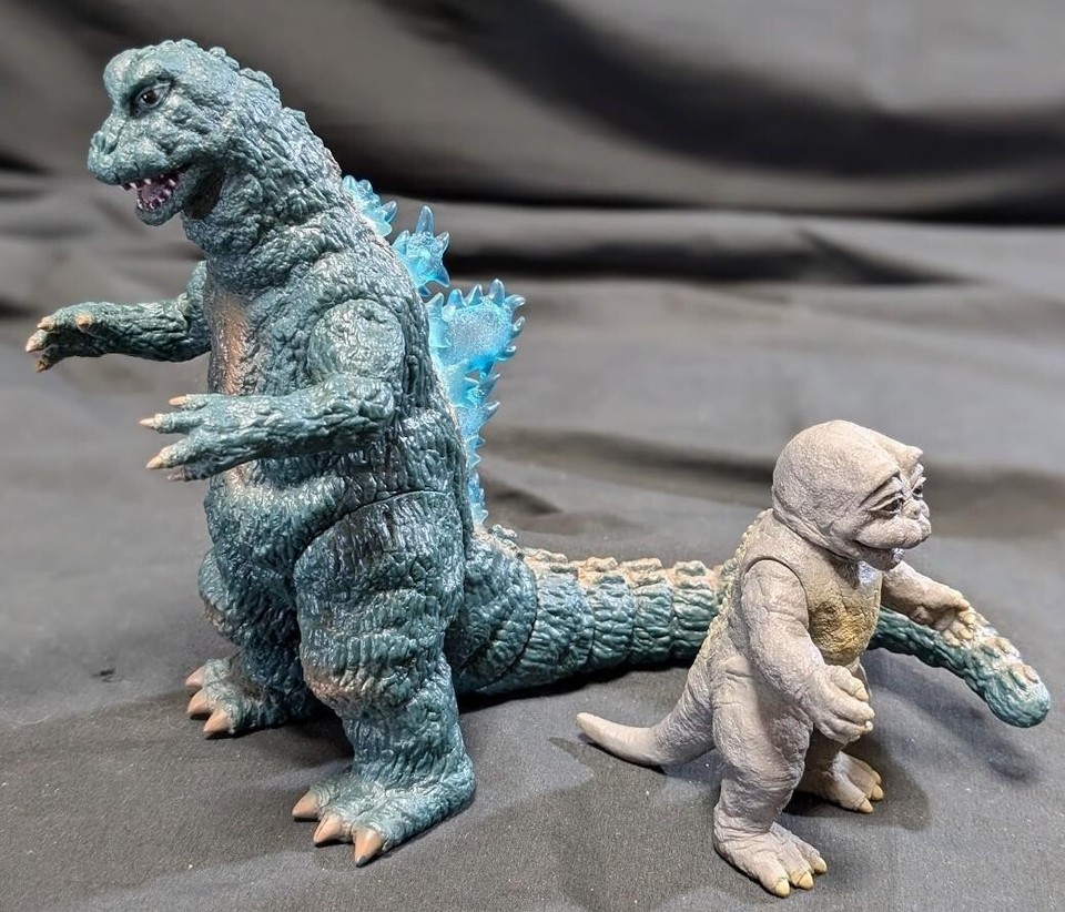 Godzilla & Minilla "Son of Godzilla" (Y-MSF) 2-piece soft vinyl figure ...