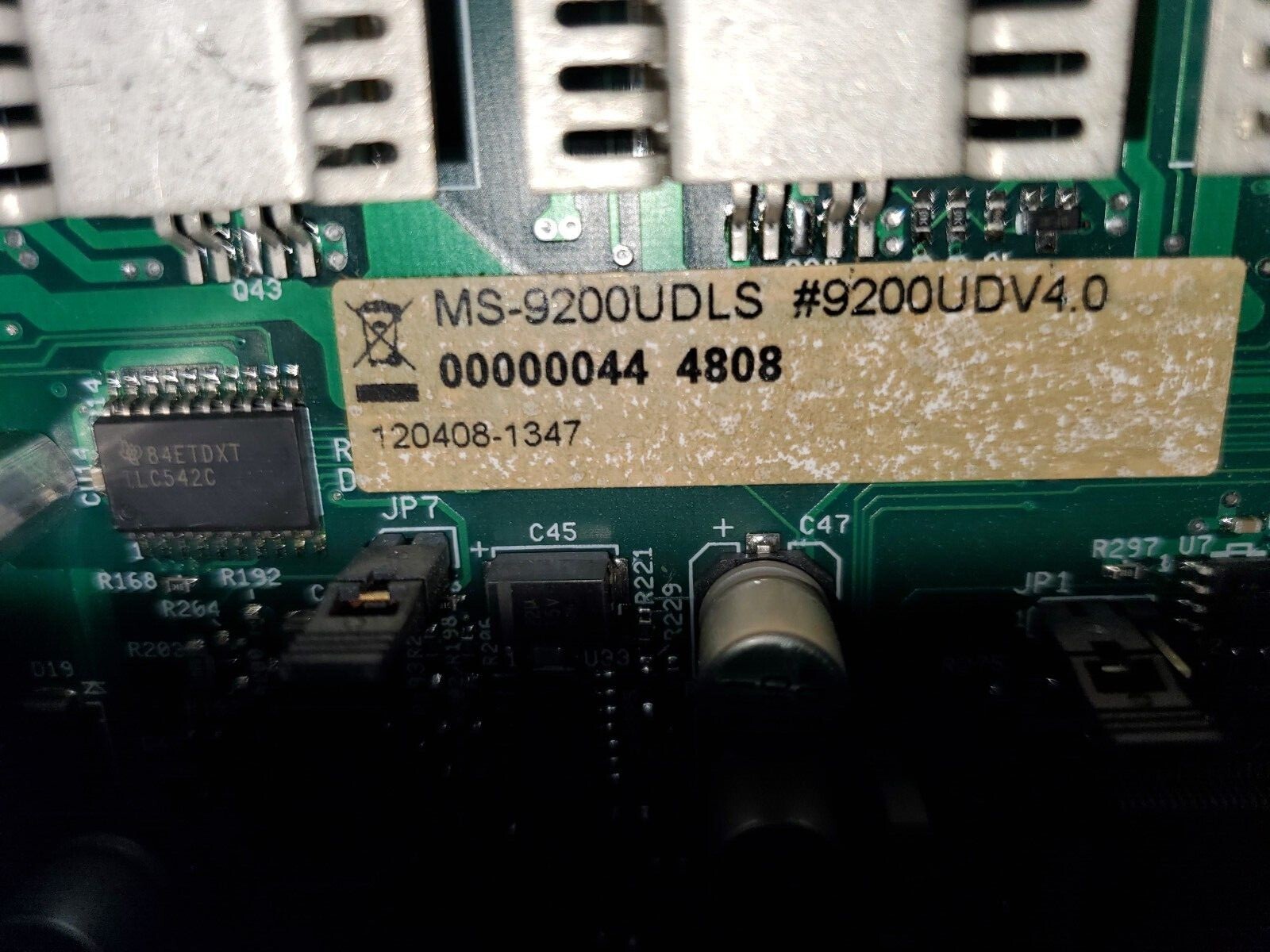 Fire-Lite MS-9200UDLS Fire Alarm Board Only, Version 4.0 - Passcode ...