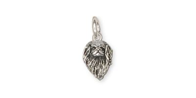 Japanese Chin Charm Jewelry Sterling Silver Handmade Dog Charm JC9-C | eBay