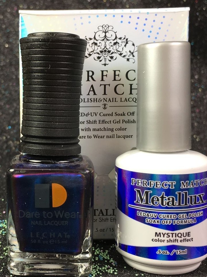 LECHAT PERFECT MATCH METALLUX COLLECTION CHROME GEL + LAC DUO | eBay