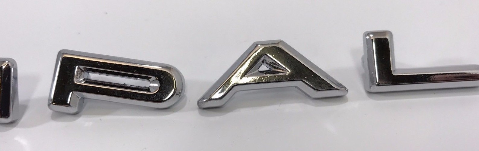 1964 64 Chevrolet Impala Quarter Panel Emblems Chrome Letters GM ...