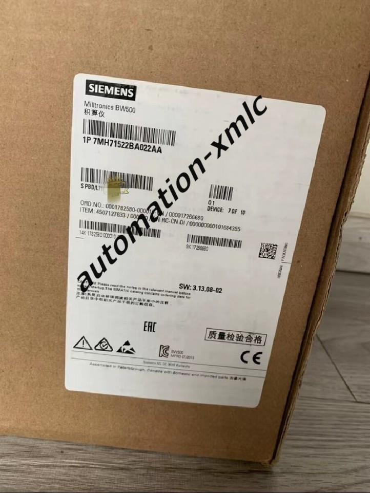 7MH71522BA022AA siemens BW500 Calculator New In Box DHL or SF Fast ...