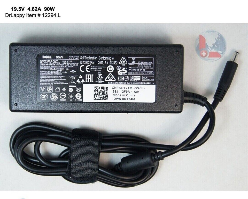 90W AC Adapter Power Charger for Dell OptiPlex 9020 Micro 7040 3070 ...