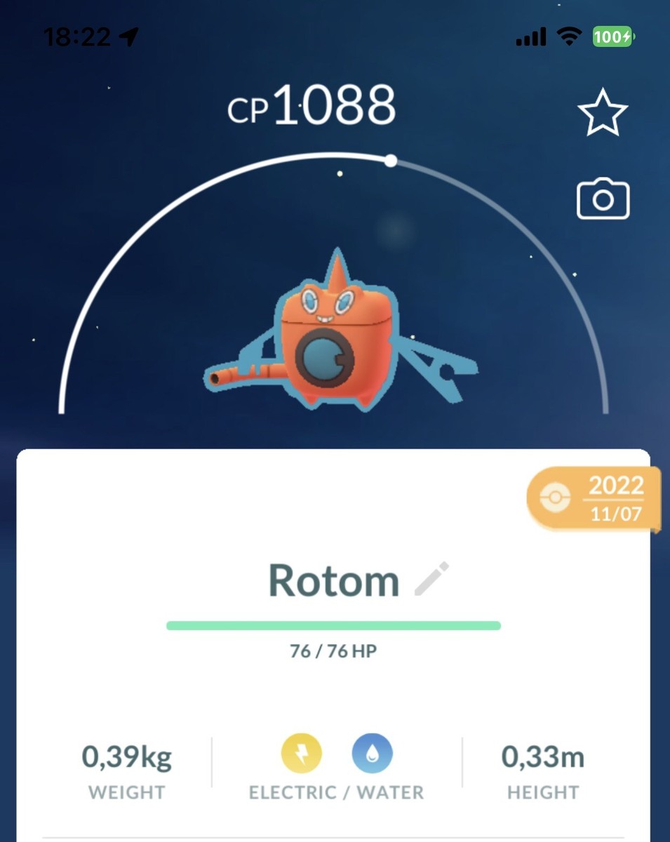 Rotom Wash Stats