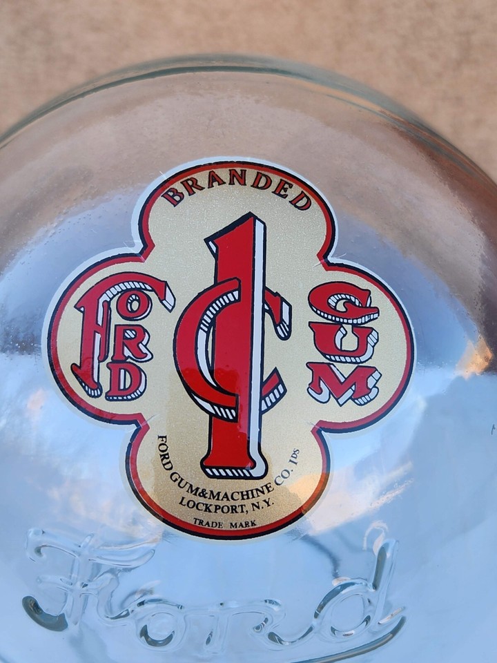 FORD GUMBALL MACHINE GLOBE DECAL - 146 | eBay