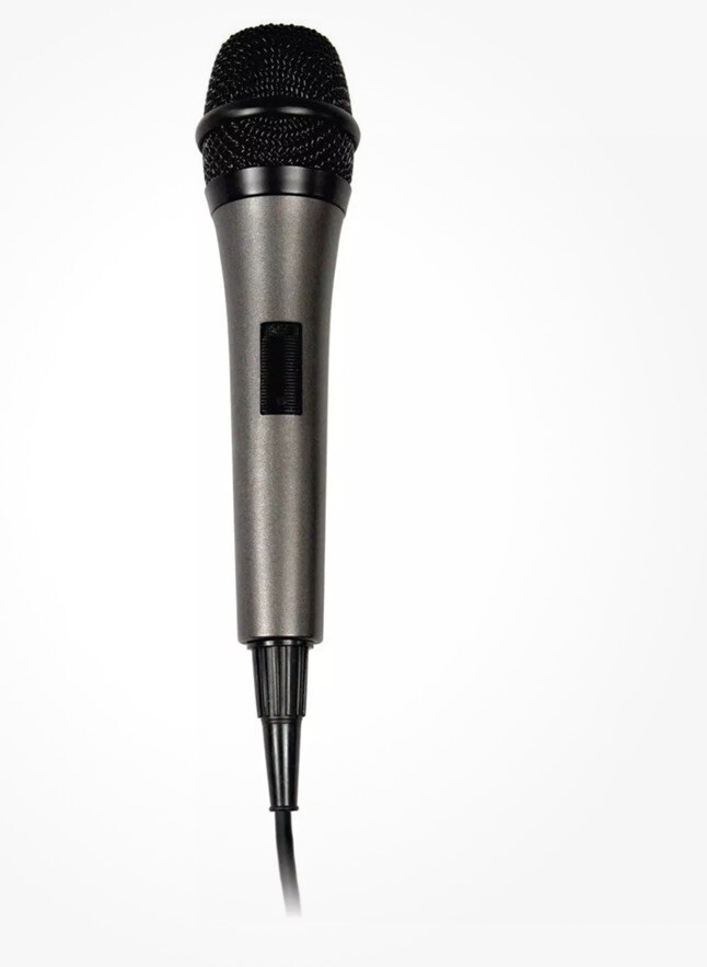 Singing Machine SMM-205 Karaoke Microphone Handheld Wired Portable 10ft ...