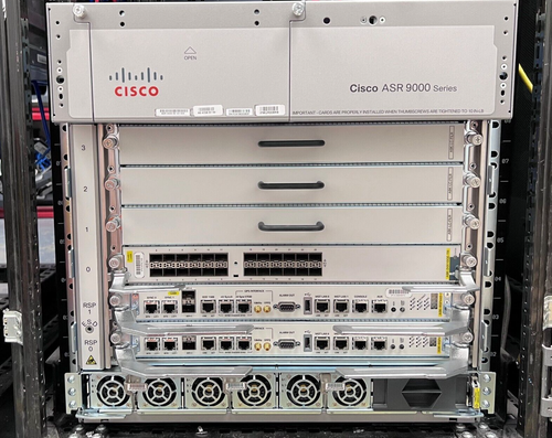 Cisco ASR 9006 V2 2x RSP440-TR 1x 24X10GE-TRRouter Configuration 3Y ...