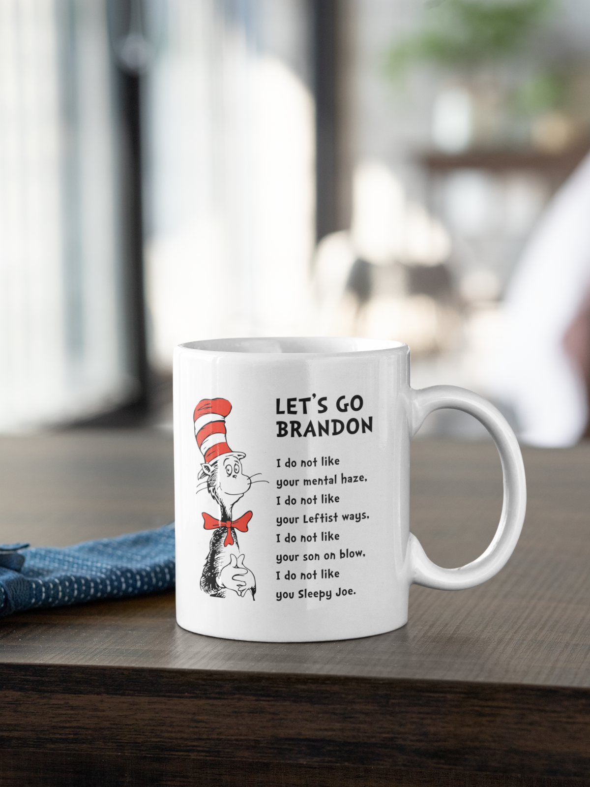 LET'S GO BRANDON NOVELTY CUP CERAMIC COFFEE MUG - FUNNY SARCASTIC MUG ...
